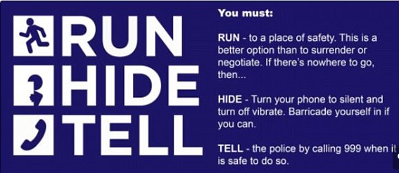 The Latest London Attack: Run, Hide, Tell – Reflex Handgun